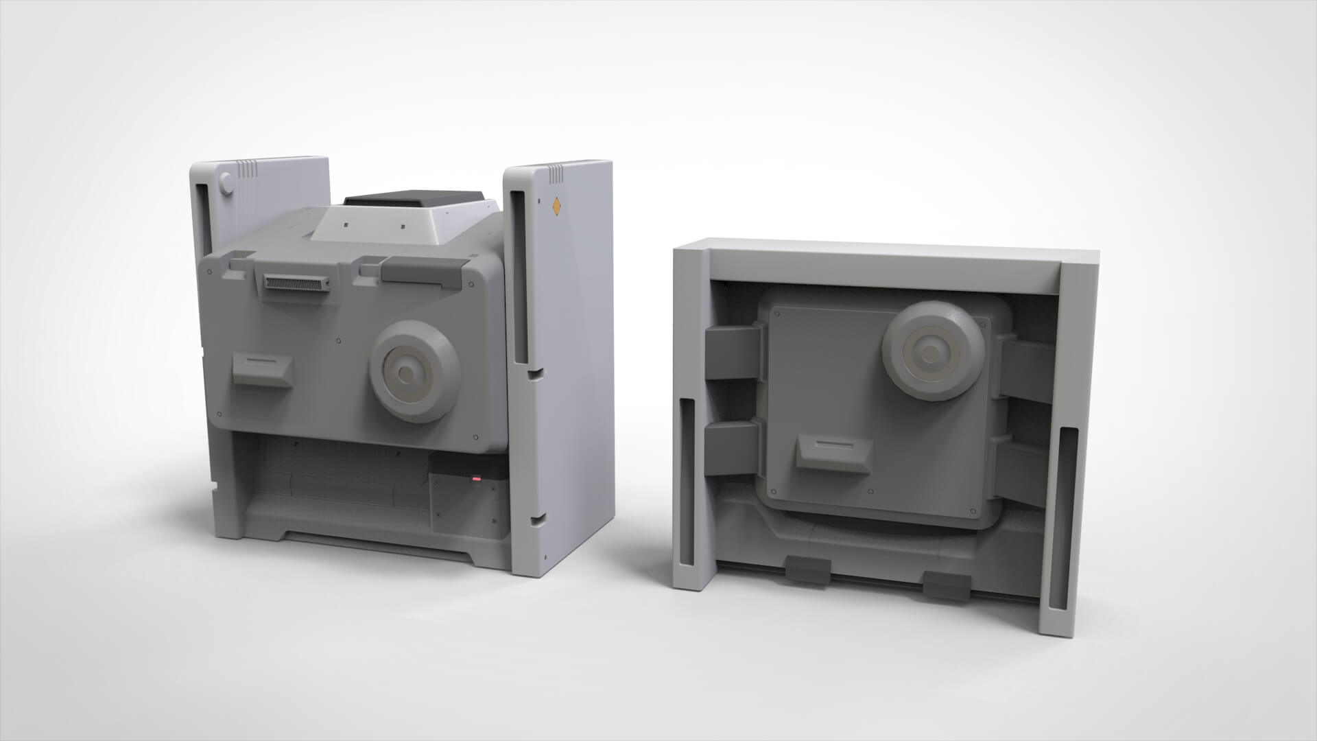 Sci-Fi Architecture Kitbash 44 3D Model by Chtazi