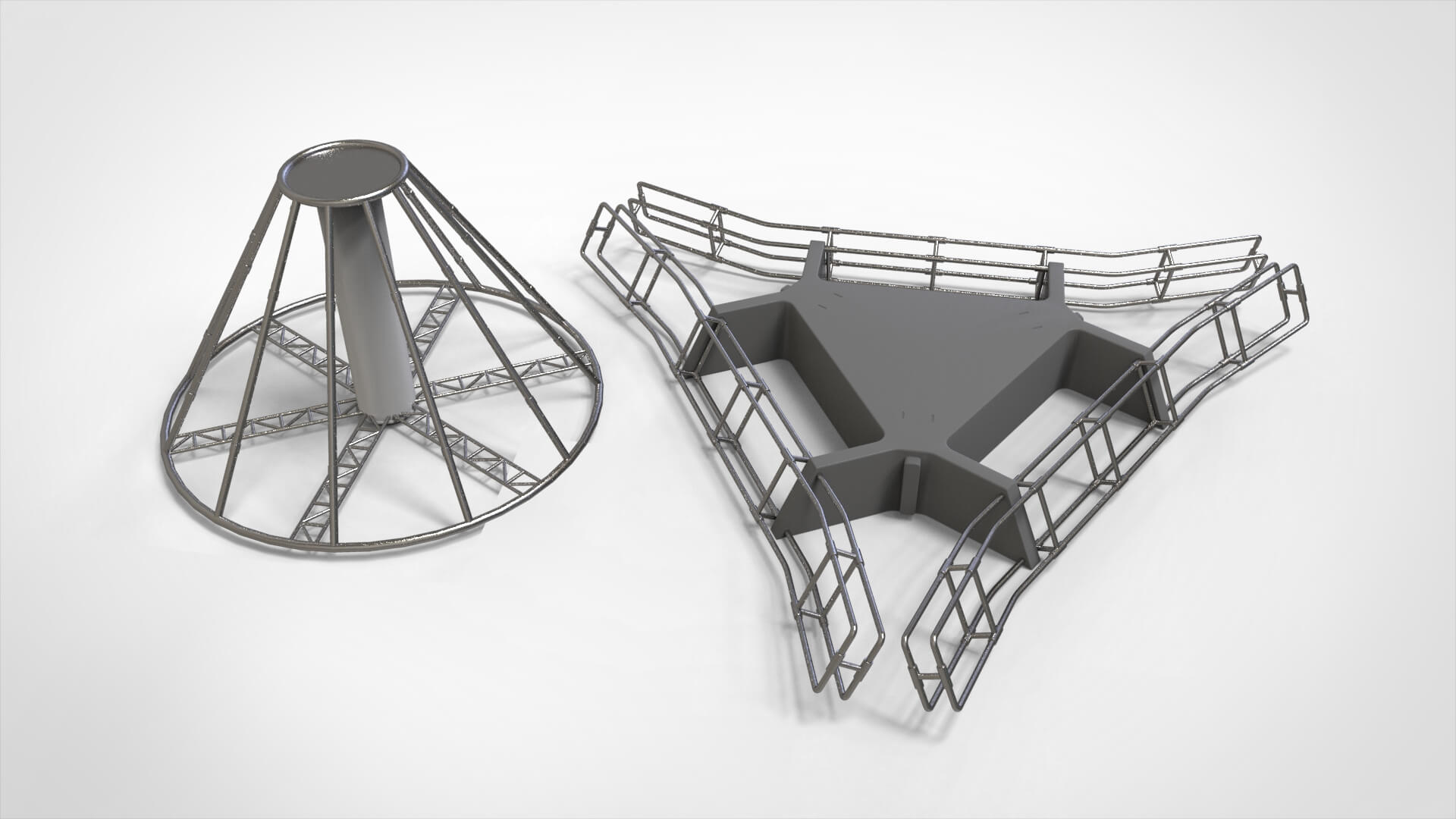 Sci-Fi Architecture Kitbash 45 3D Model by Chtazi