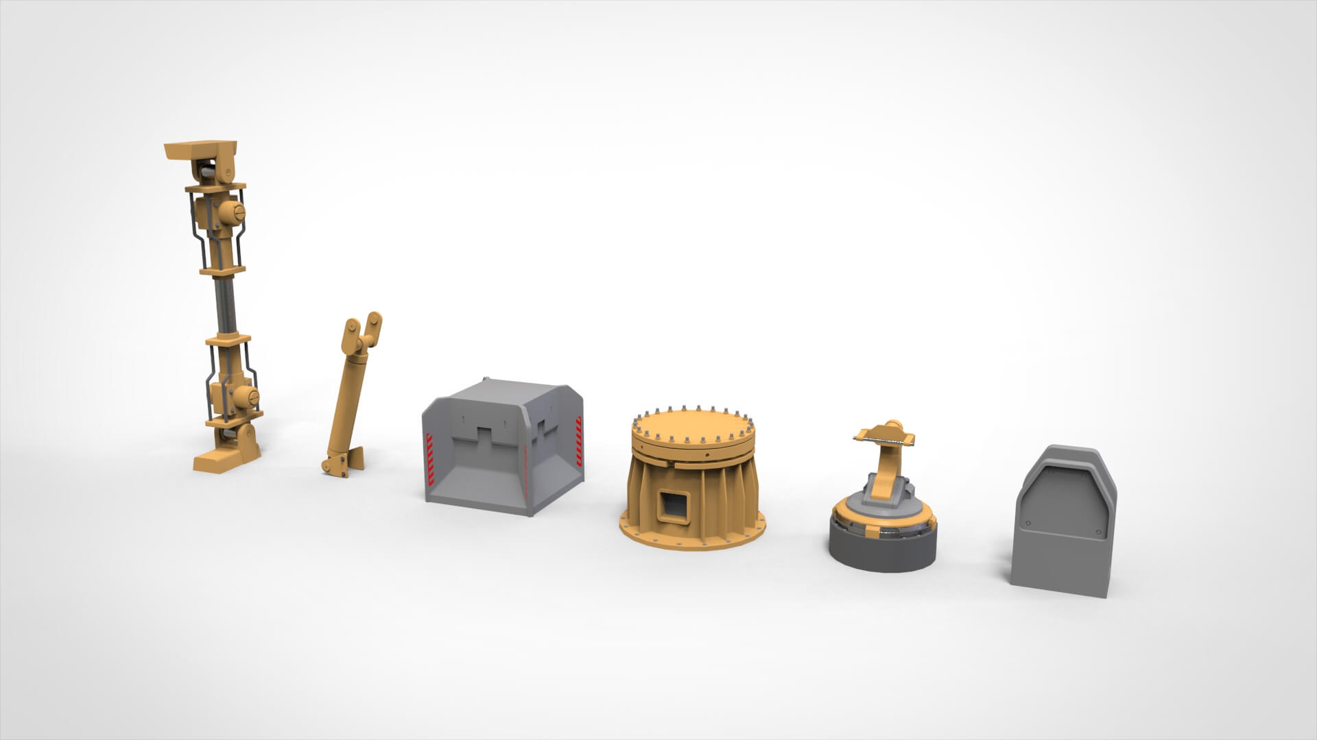 Sci-Fi Architecture Kitbash 45 3D Model by Chtazi