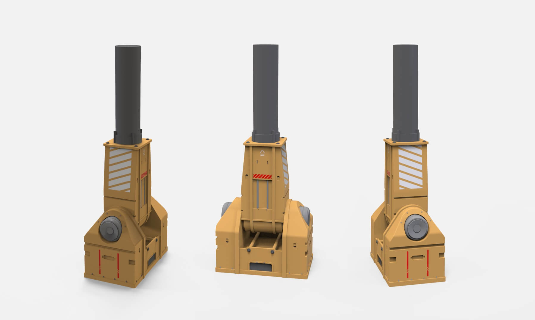 Sci-Fi Architecture Kitbash 47 3D Model by Chtazi