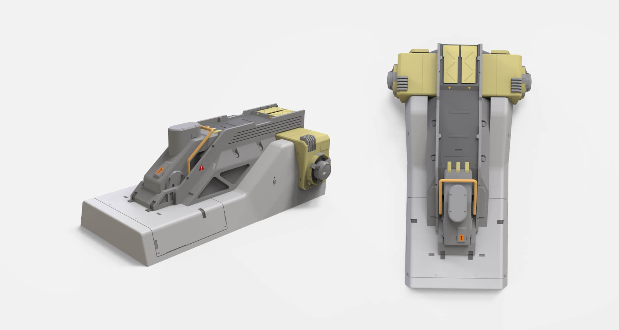 Sci-Fi Architecture Kitbash 48 3D Model by Chtazi