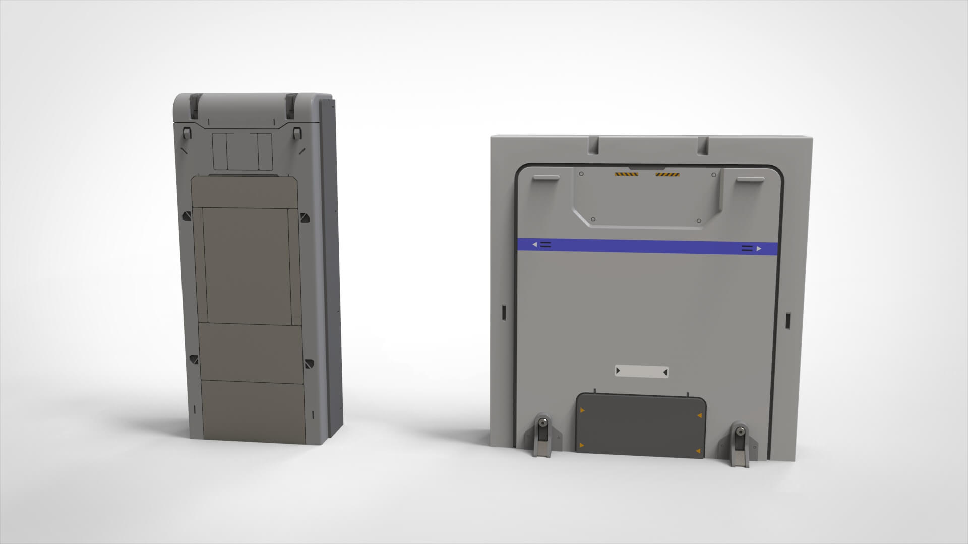 Sci-Fi Architecture Kitbash 49 3D Model by Chtazi