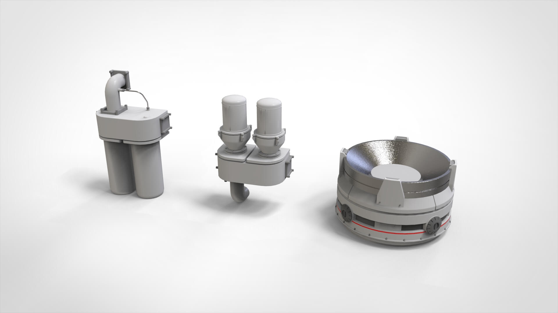 Sci-Fi Architecture Kitbash 49 3D Model by Chtazi