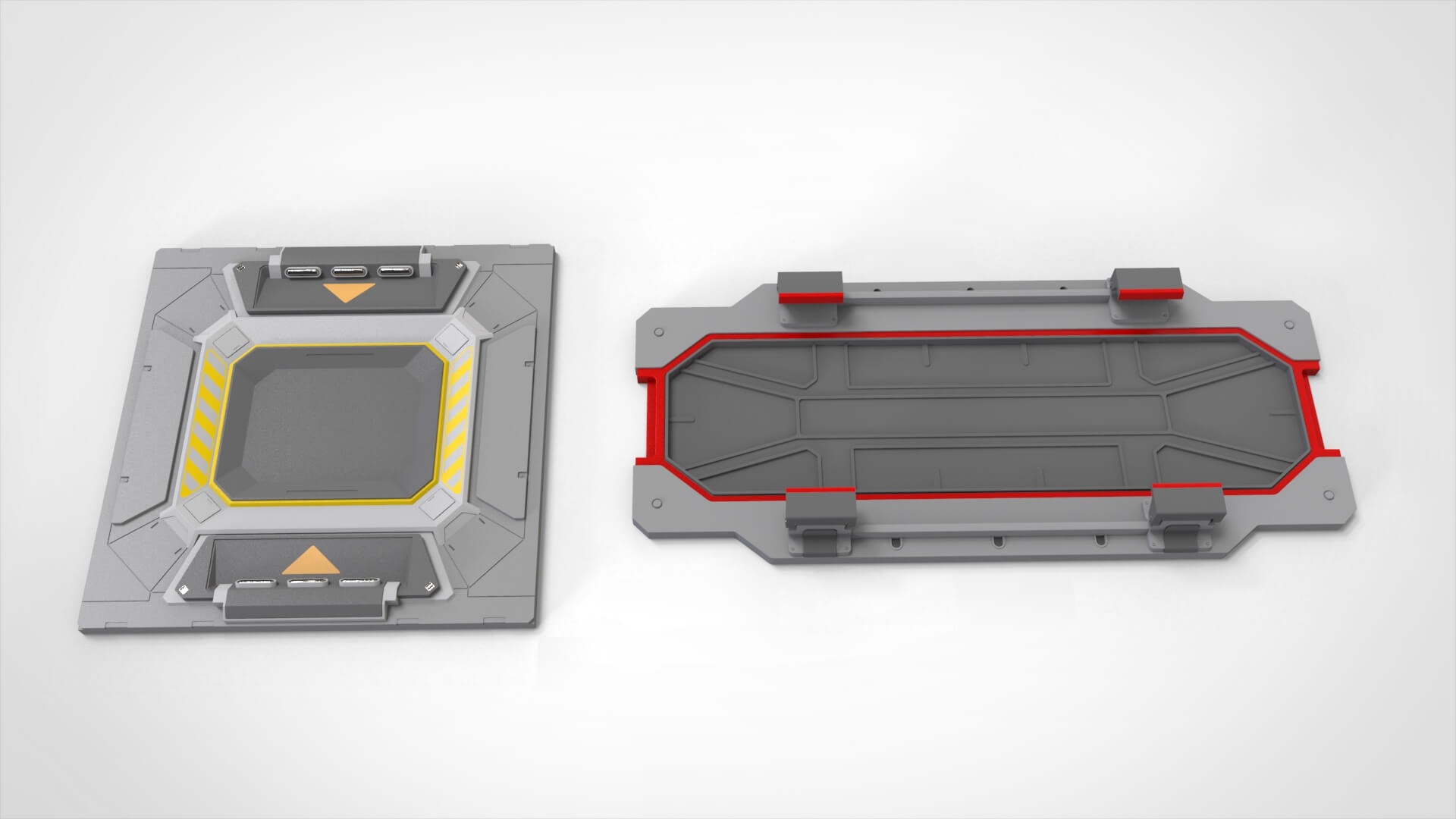 Sci-Fi Architecture Kitbash 52 3D Model by Chtazi