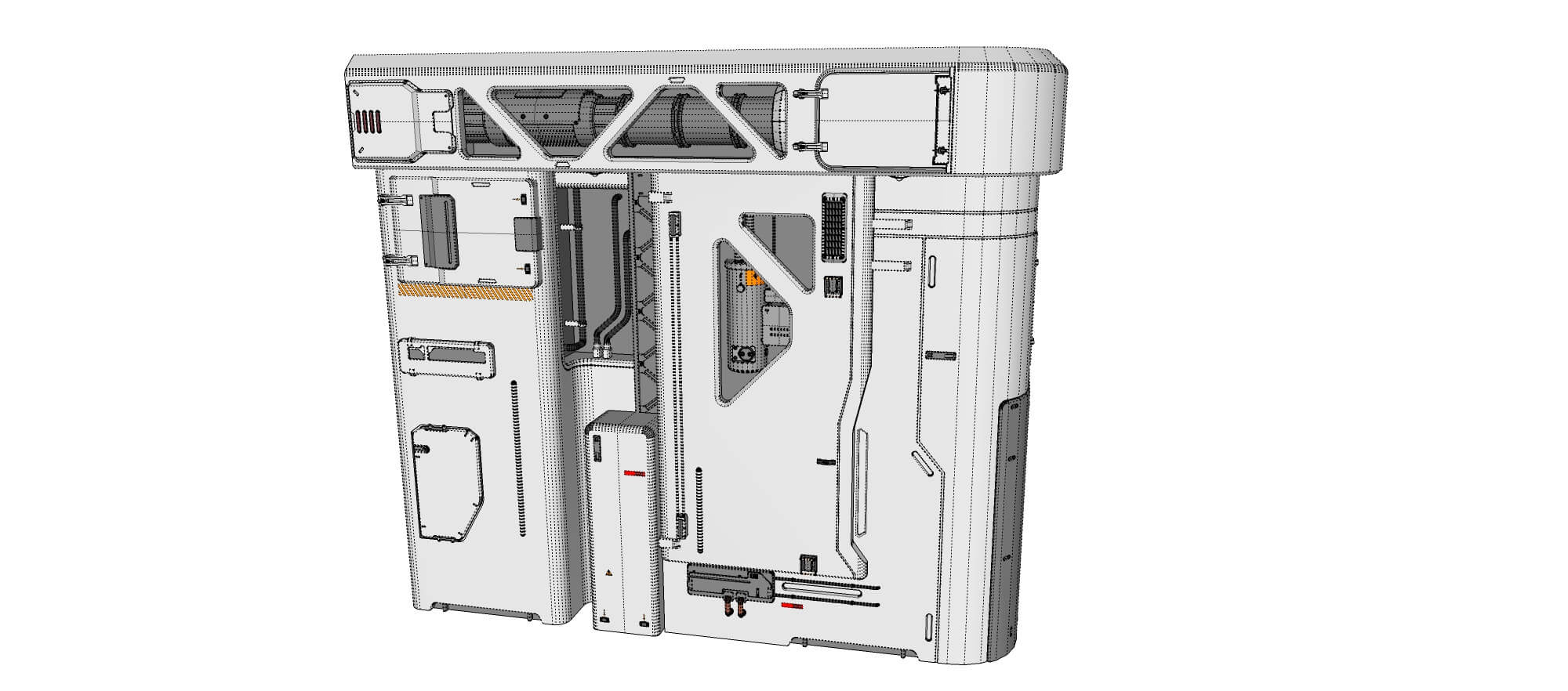 Sci-Fi Architecture Kitbash 7 3D Model by Chtazi