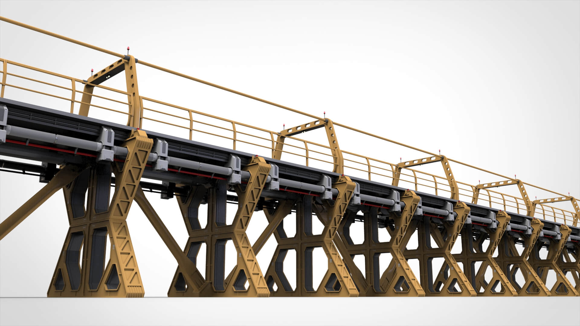 Sci-Fi Bridge 4 3D Model by Chtazi