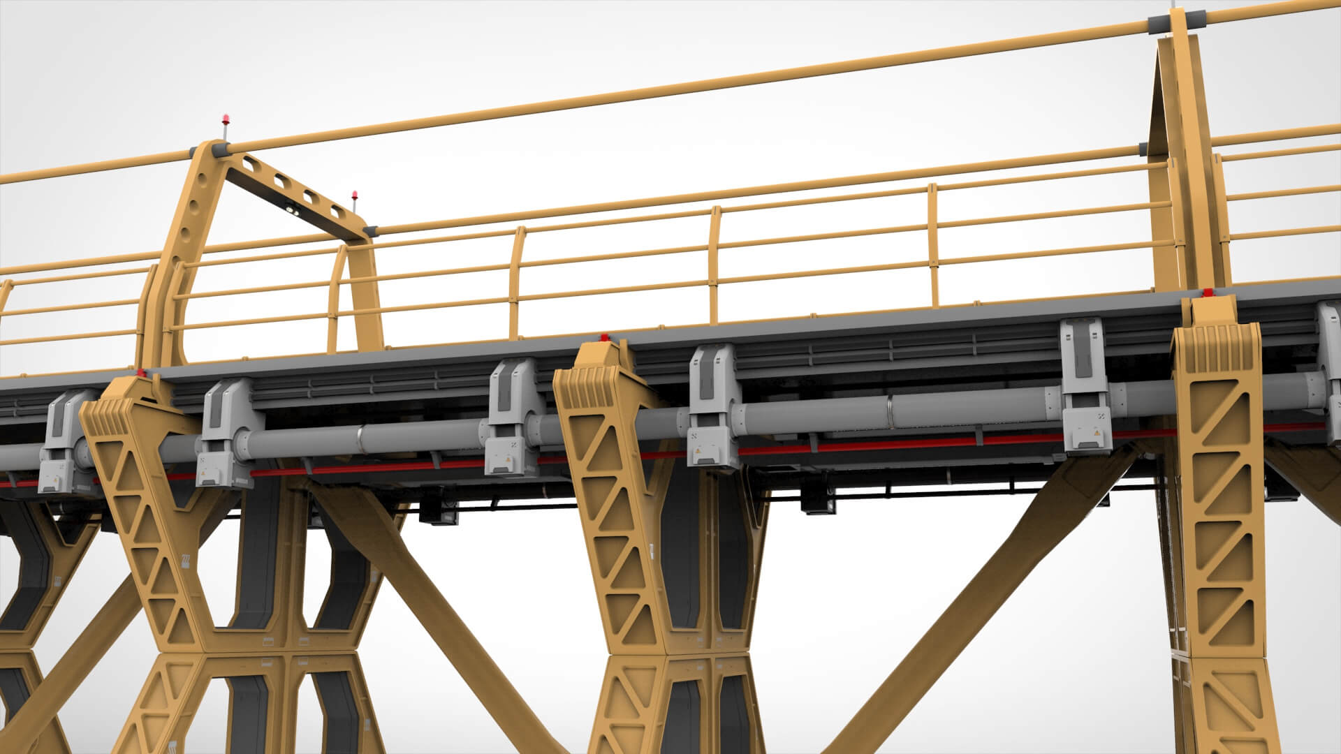 Sci-Fi Bridge 4 3D Model by Chtazi