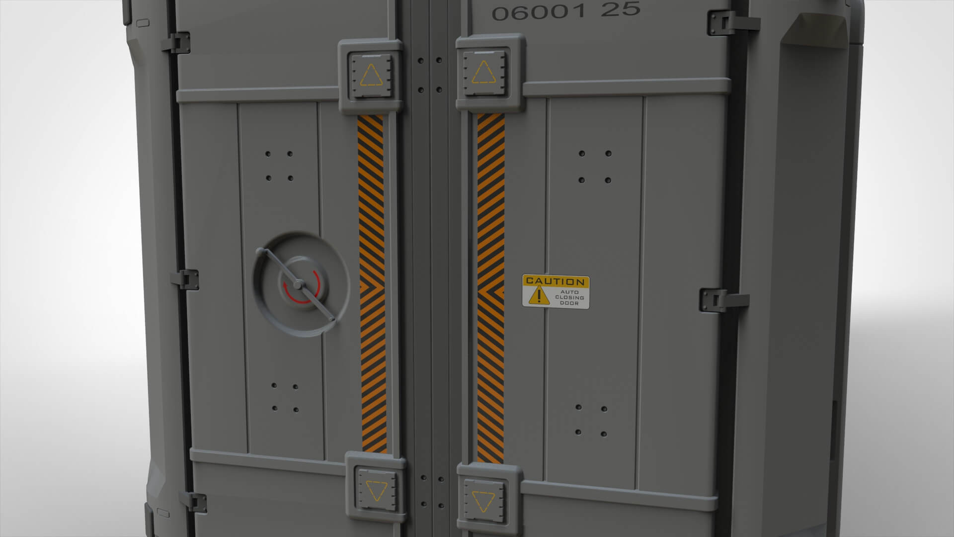 Sci-Fi Cargo Container 2 3D Model by Chtazi