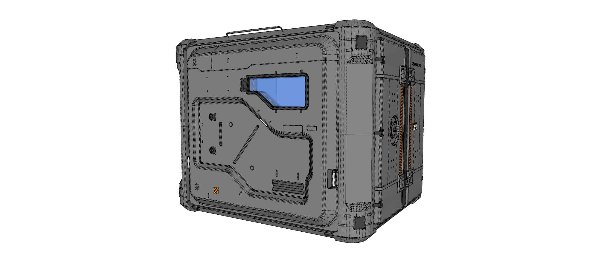 Sci-Fi Cargo Container 2 3D Model by Chtazi