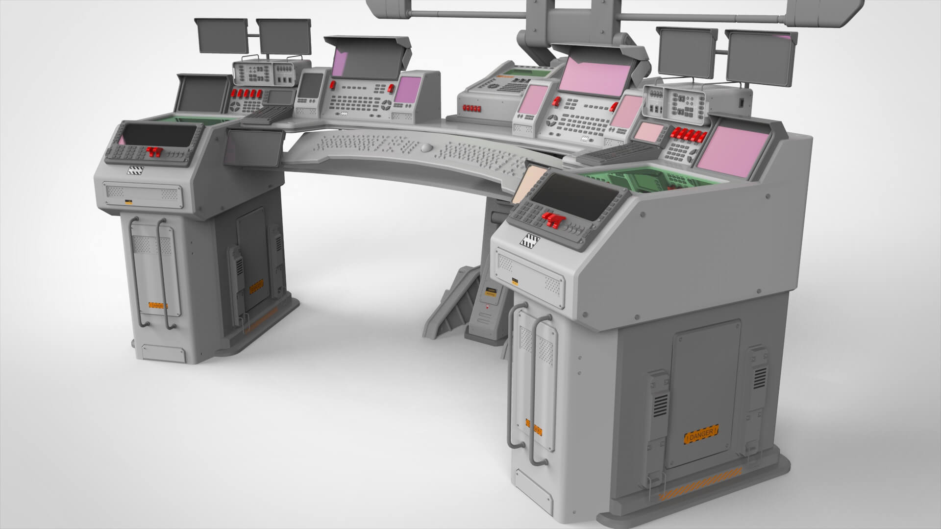 Sci-Fi Computer 3D Model by Chtazi