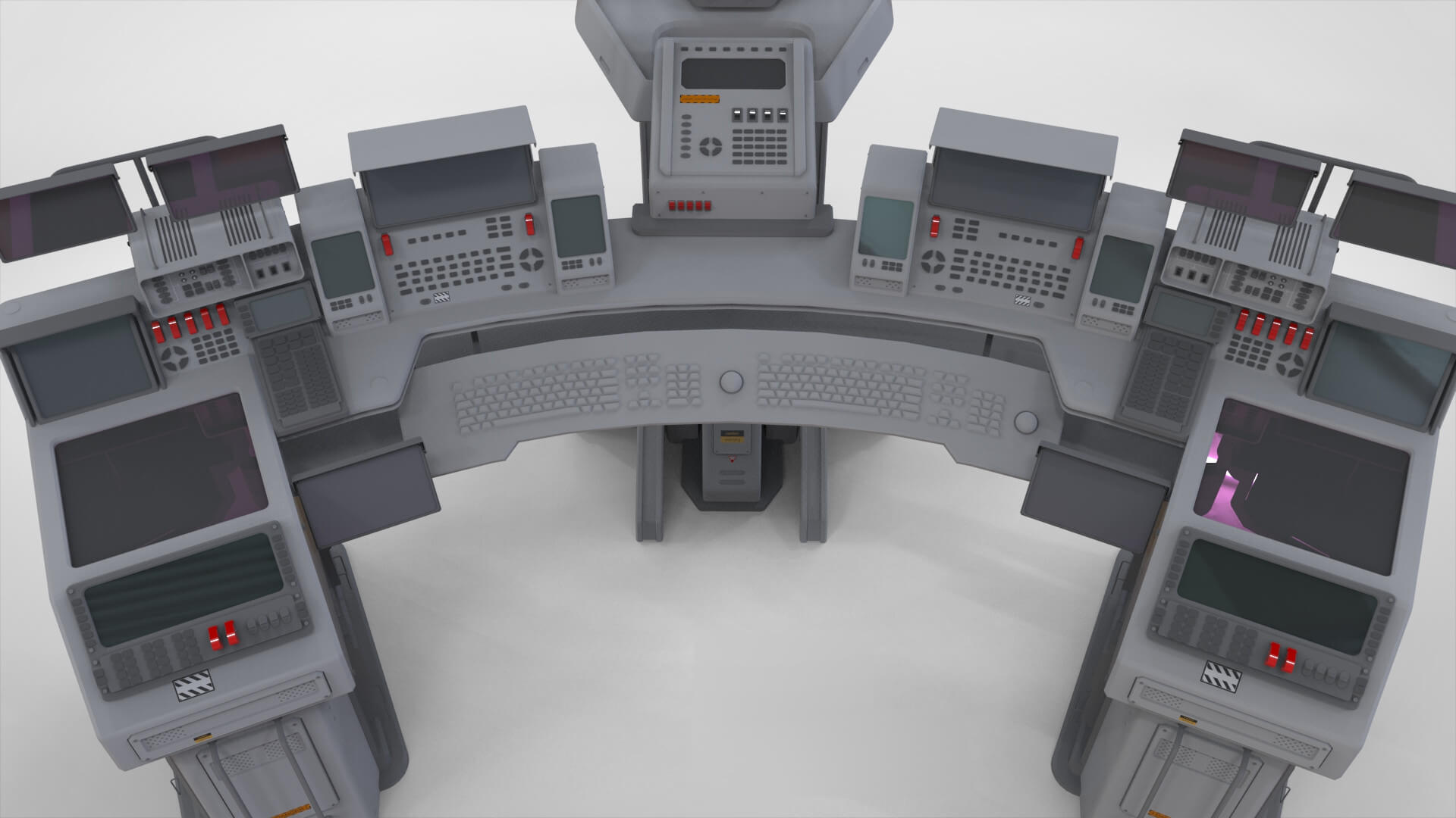 Sci-Fi Computer 3D Model by Chtazi