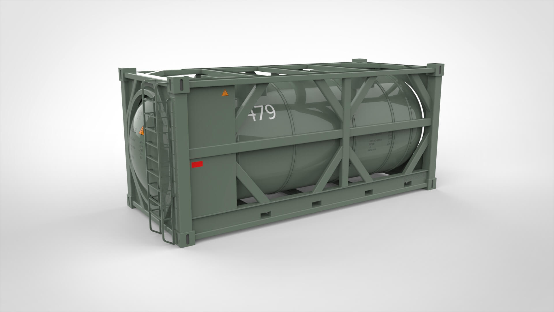 Sci-Fi Container 1 3D Model by Chtazi