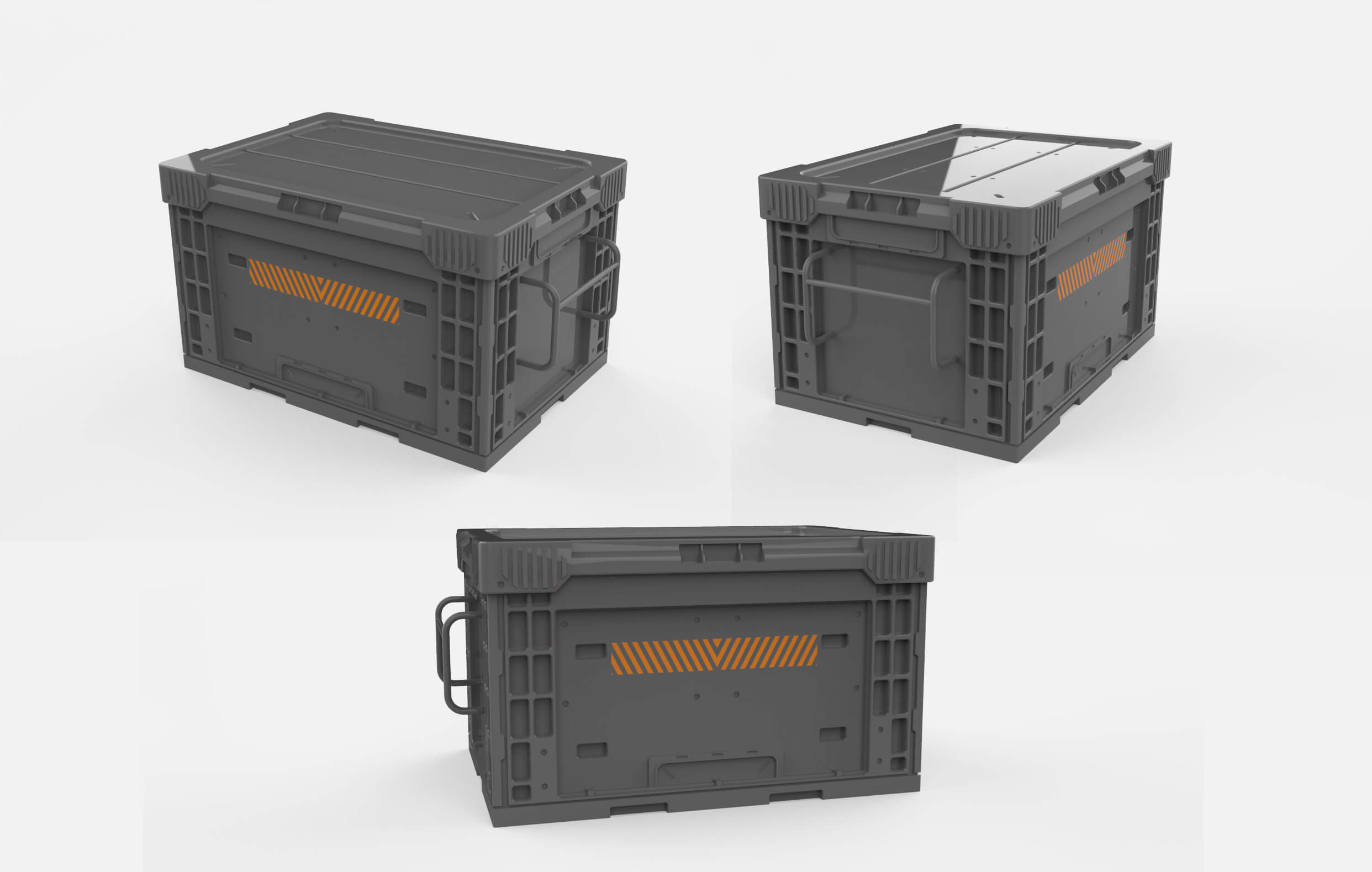 Sci-Fi Container 2 3D Model by Chtazi
