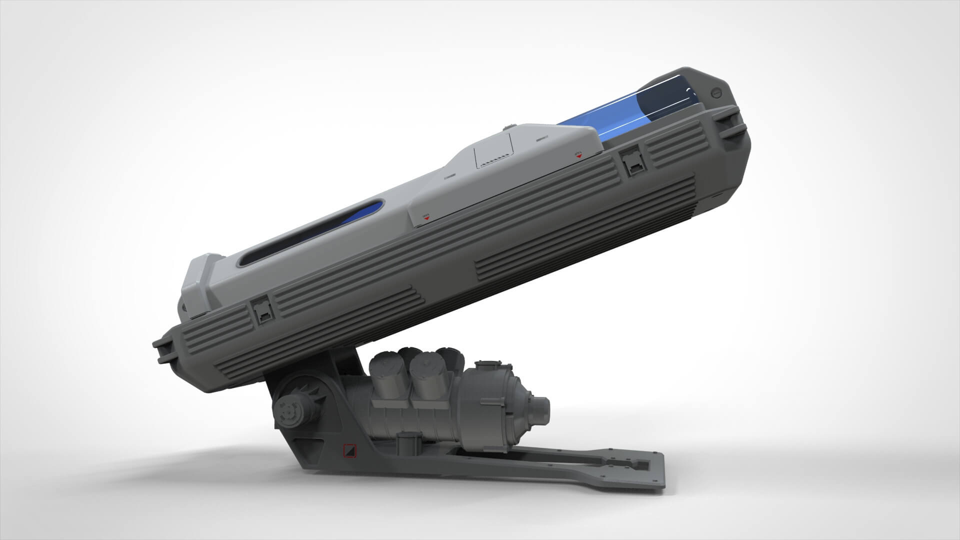 Sci-Fi Cryogenic Capsule 3D Model by Chtazi