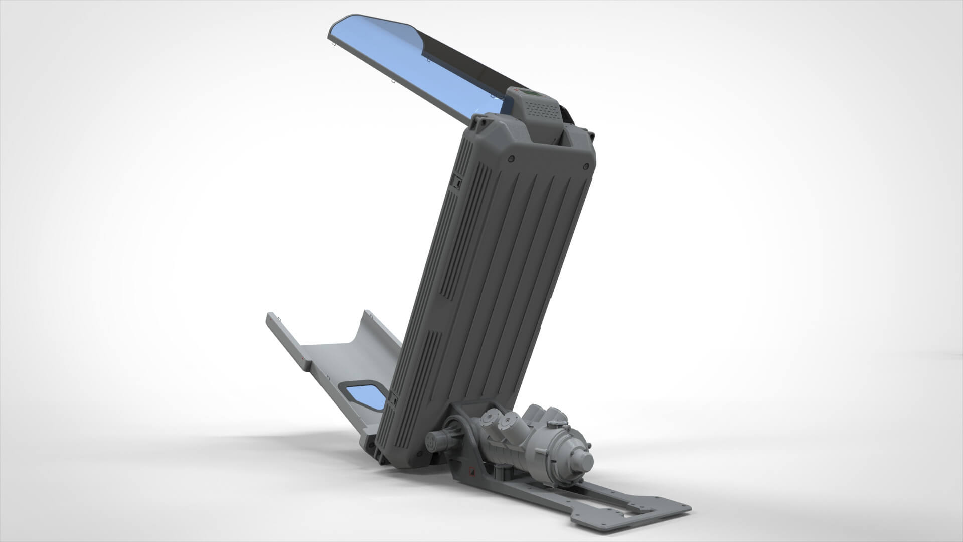Sci-Fi Cryogenic Capsule 3D Model by Chtazi