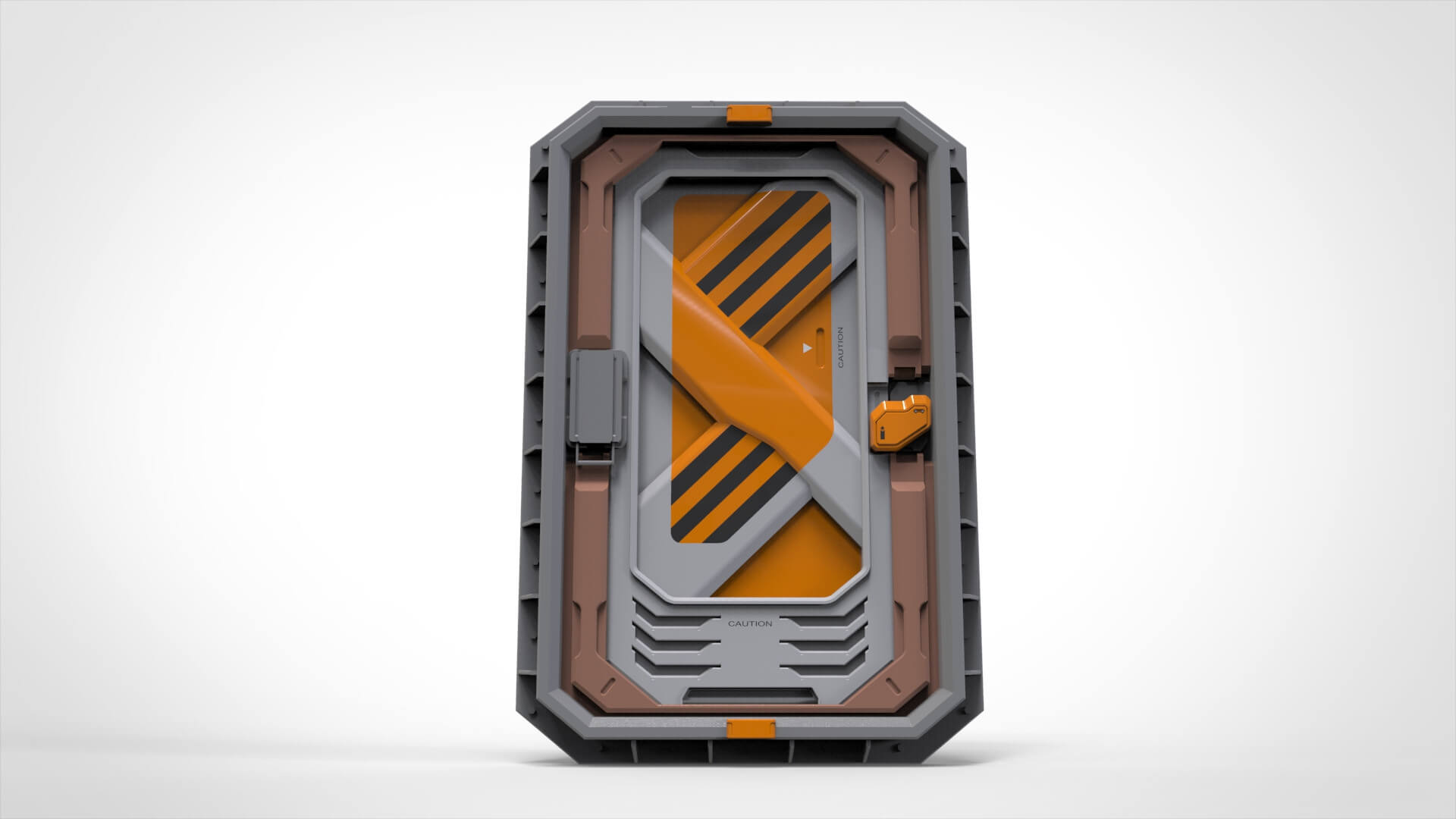 Sci-Fi Door 6 3D Model by Chtazi