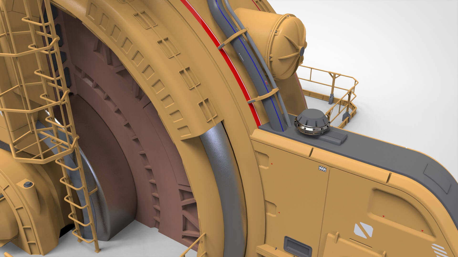 Sci-Fi Generator 1 3D Model by Chtazi