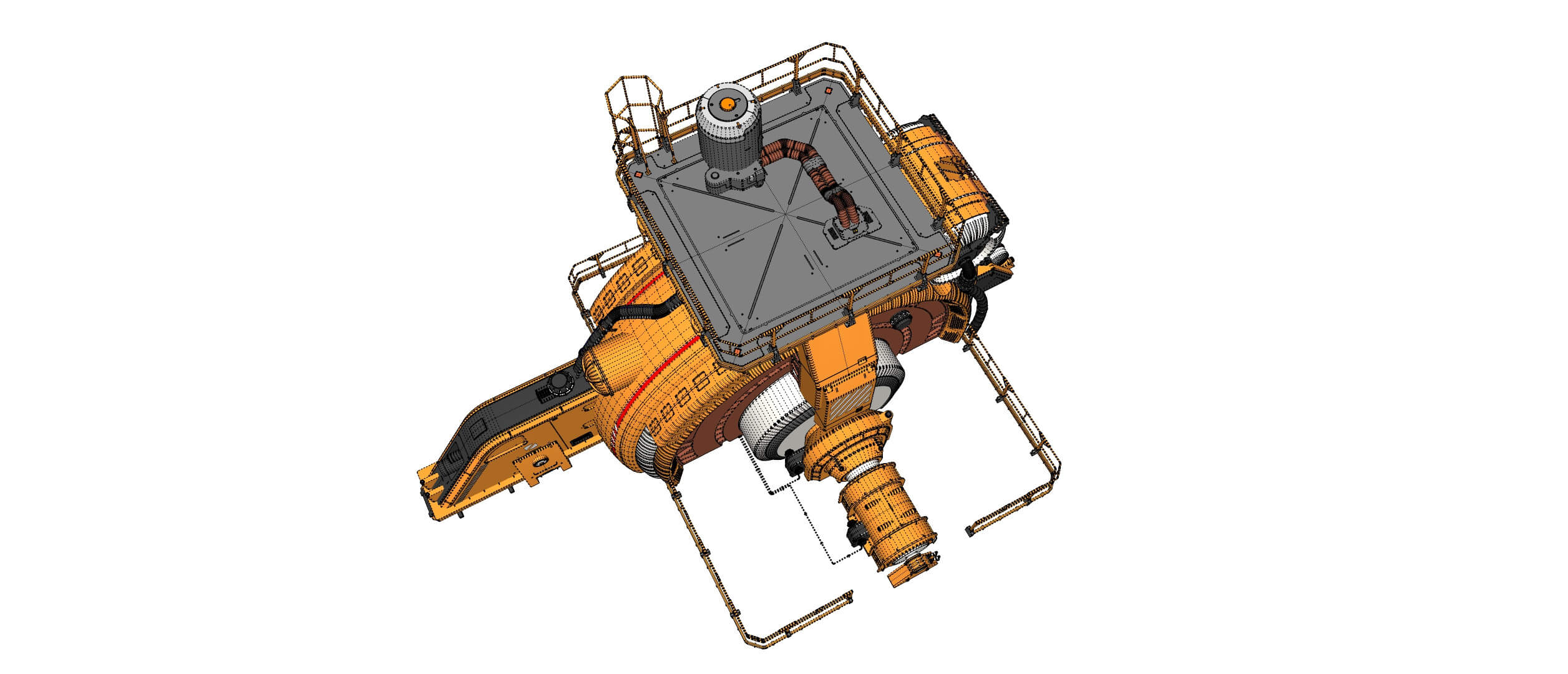 Sci-Fi Generator 1 3D Model by Chtazi