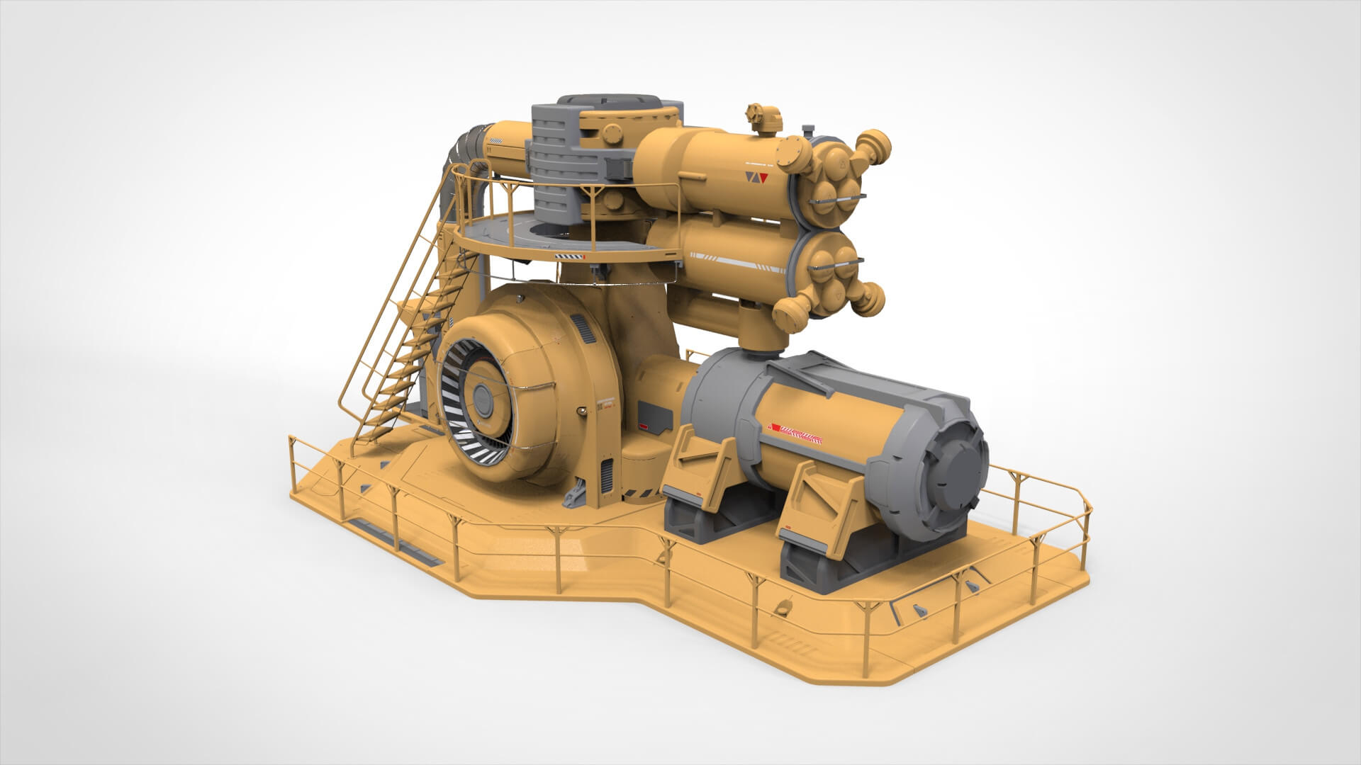 Sci-Fi Generator 2 3D Model by Chtazi