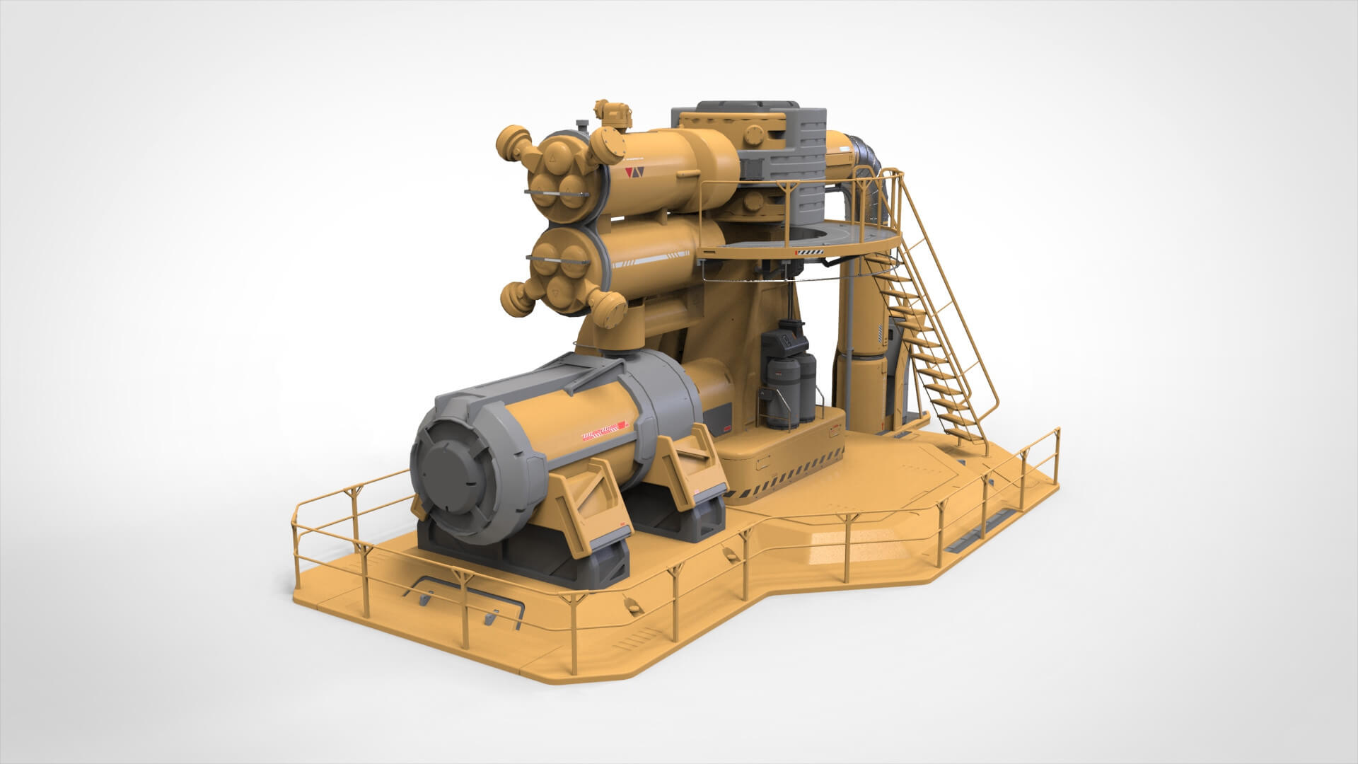 Sci-Fi Generator 2 3D Model by Chtazi
