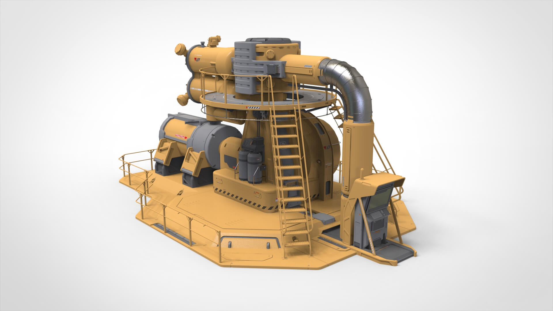 Sci-Fi Generator 2 3D Model by Chtazi