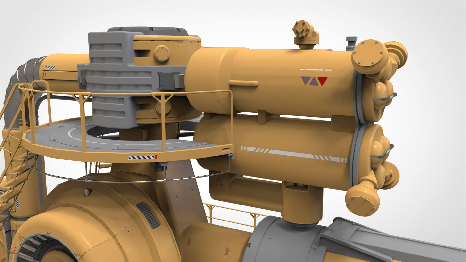 Sci-Fi Generator 2 3D Model by Chtazi