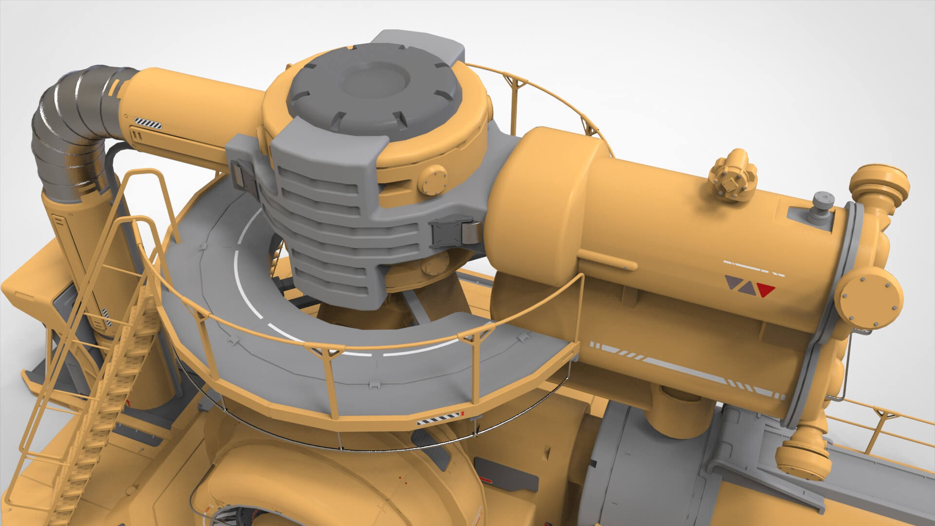 Sci-Fi Generator 2 3D Model by Chtazi