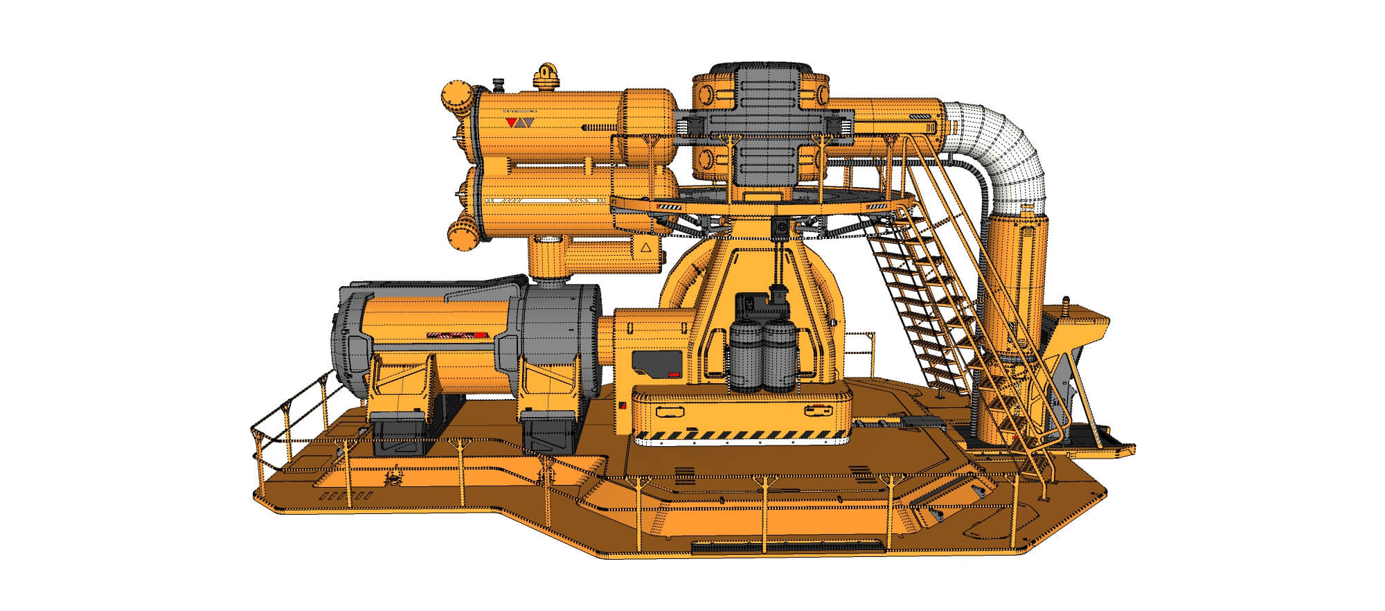 Sci-Fi Generator 2 3D Model by Chtazi