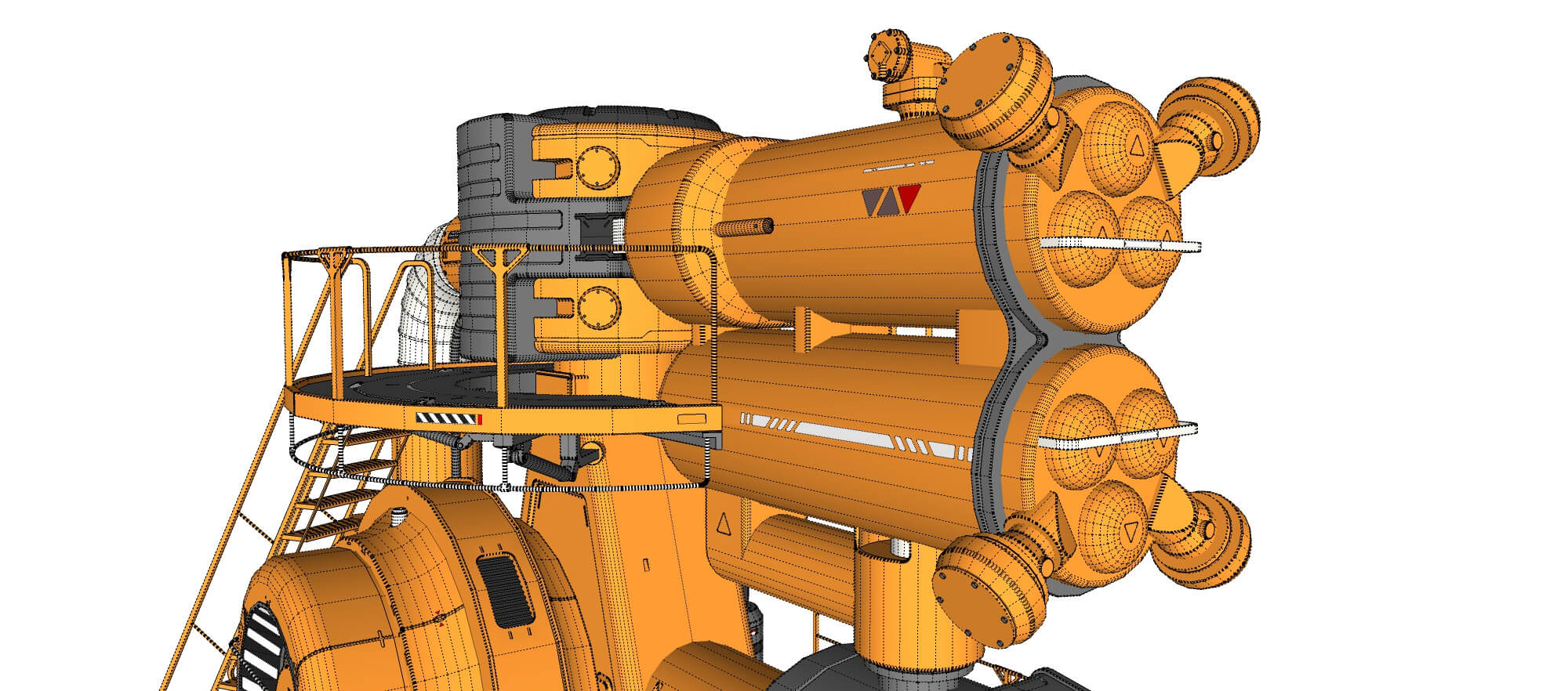 Sci-Fi Generator 2 3D Model by Chtazi