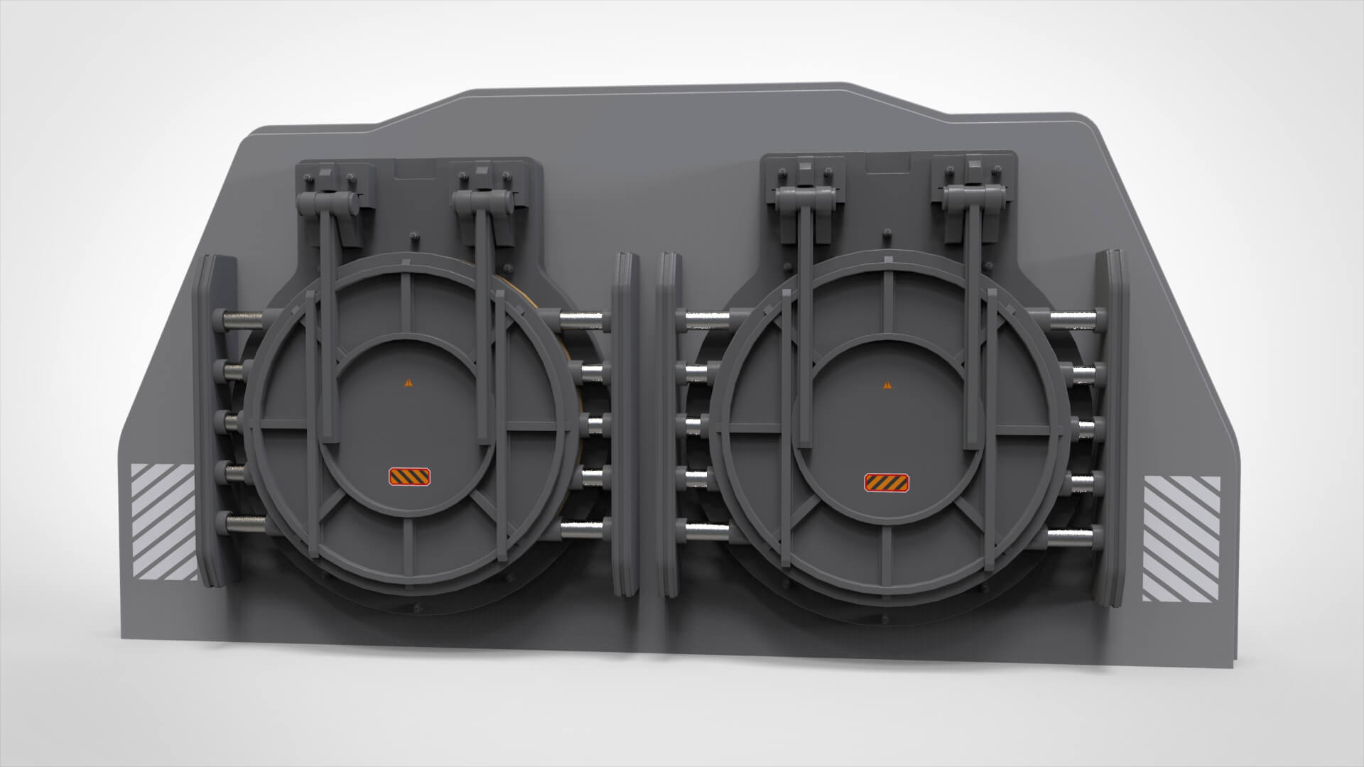 Sci-Fi Hatch 2 3D Model by Chtazi