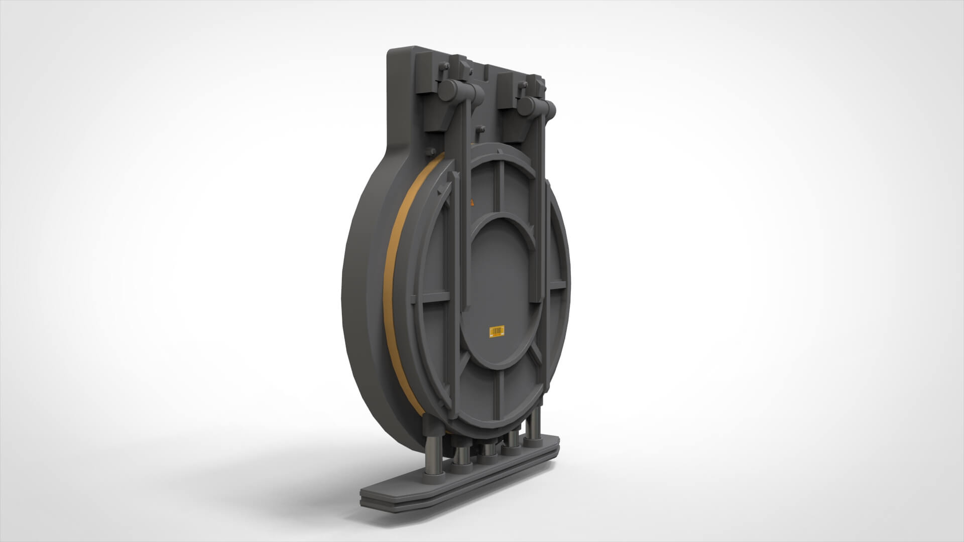 Sci-Fi Hatch 2 3D Model by Chtazi