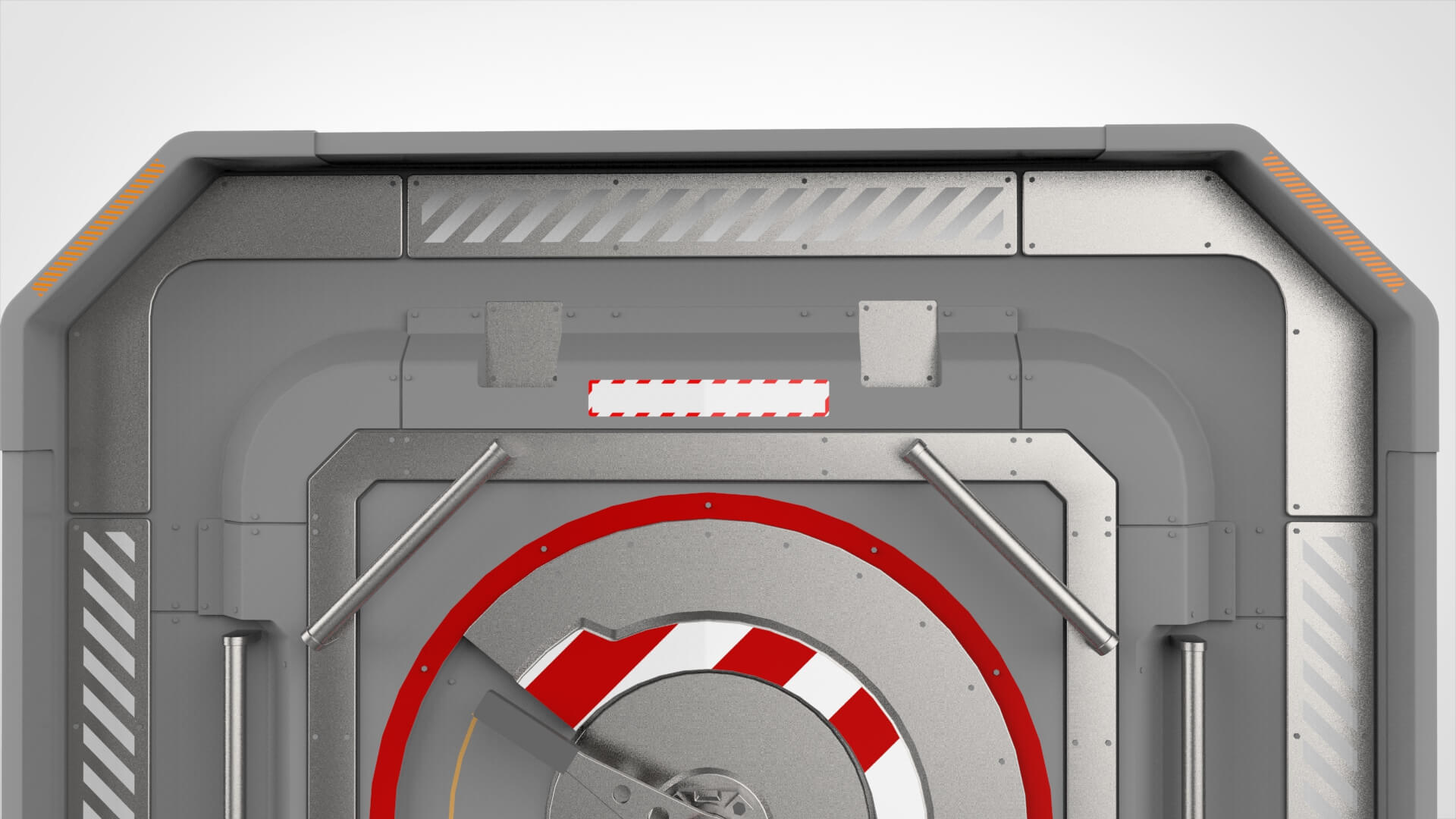 Sci-Fi Hatch 3 3D Model by Chtazi