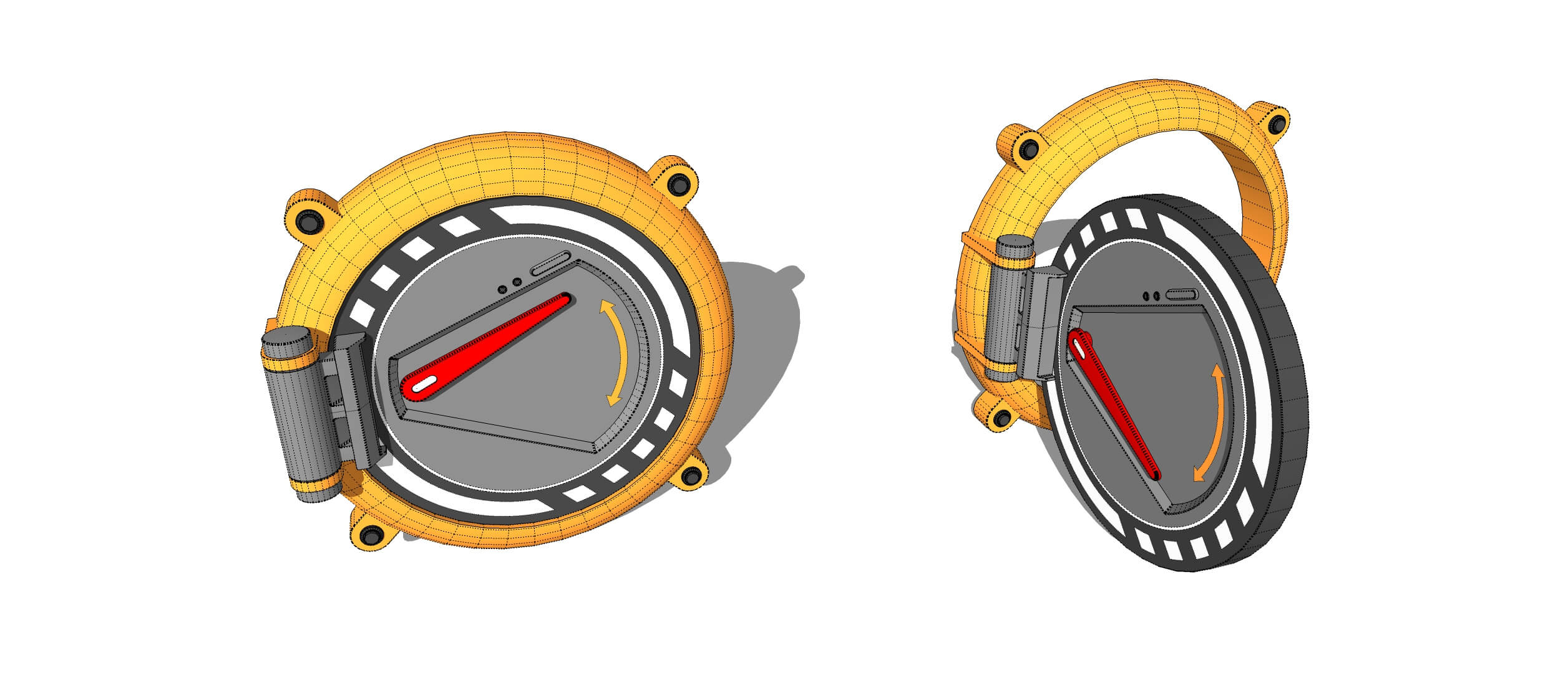 Sci-Fi Hatch 3 3D Model by Chtazi