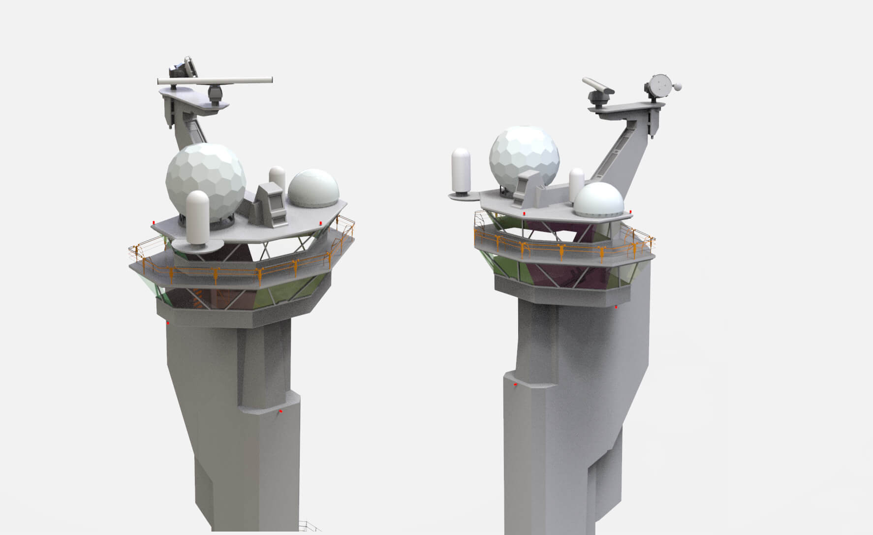 Sci-Fi Landing Platform 3 3D Model by Chtazi