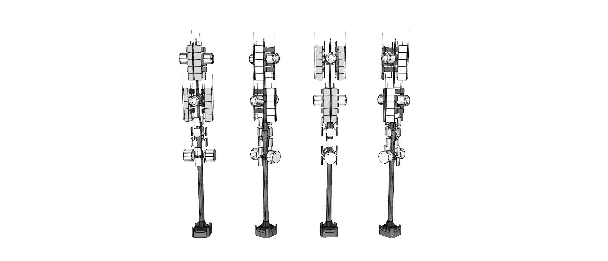 Sci-Fi Mast 1 3D Model by Chtazi