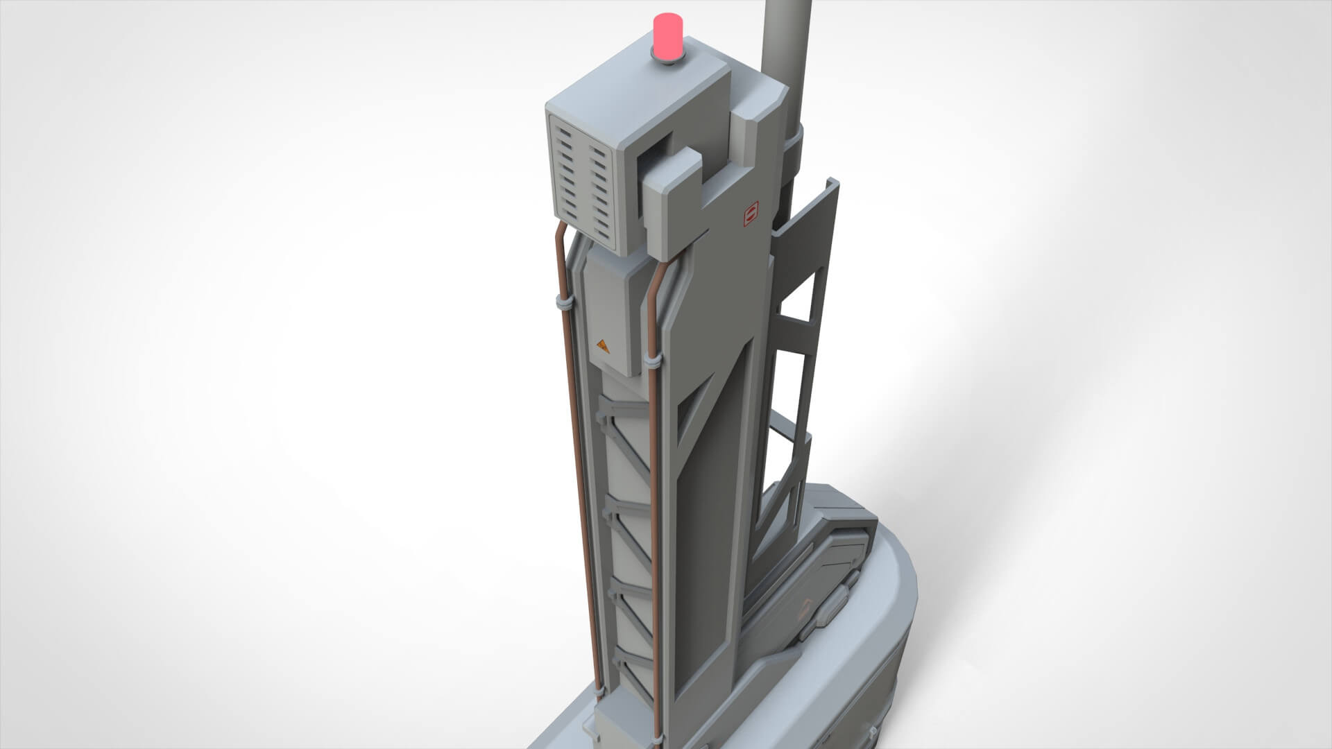 Sci Fi Mast 2 - 3D Model by Chtazi