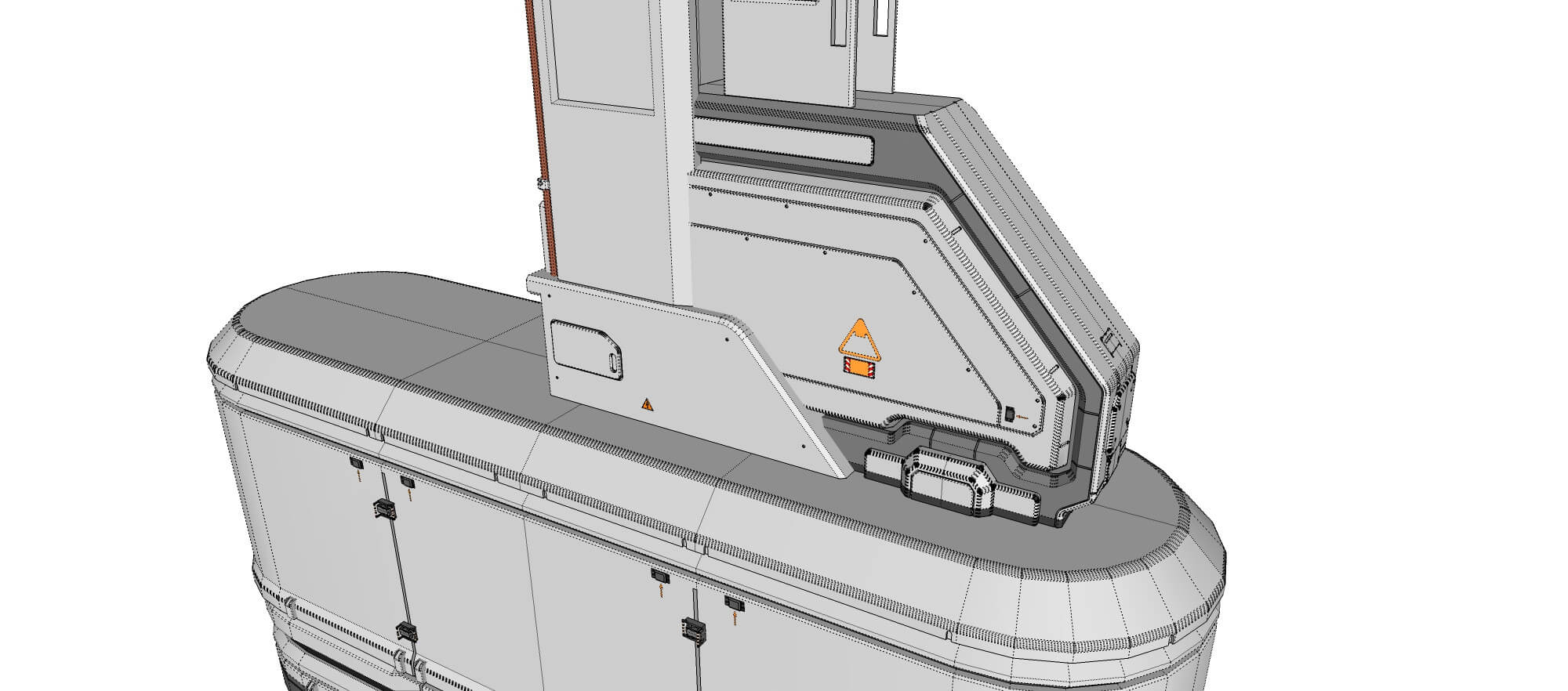 Sci Fi Mast 2 - 3D Model by Chtazi