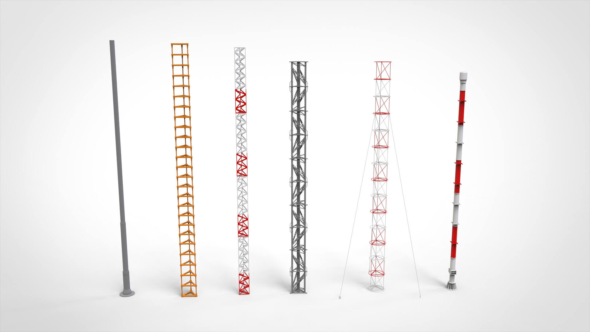 Sci Fi Mast 3 - 3D Model by Chtazi