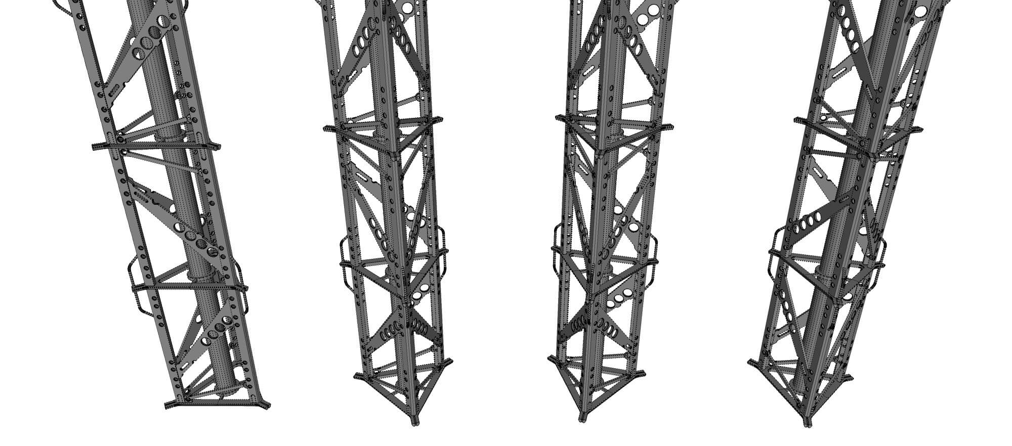 Sci Fi Mast 3 - 3D Model by Chtazi