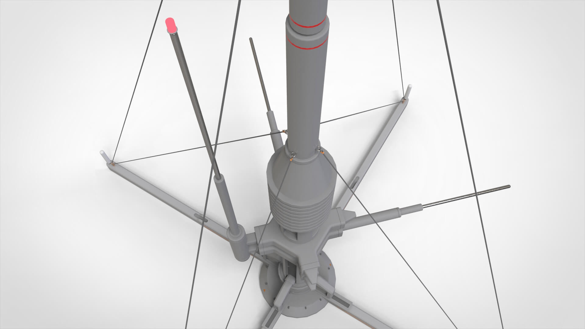 Sci-Fi Mast 4 3D Model by Chtazi