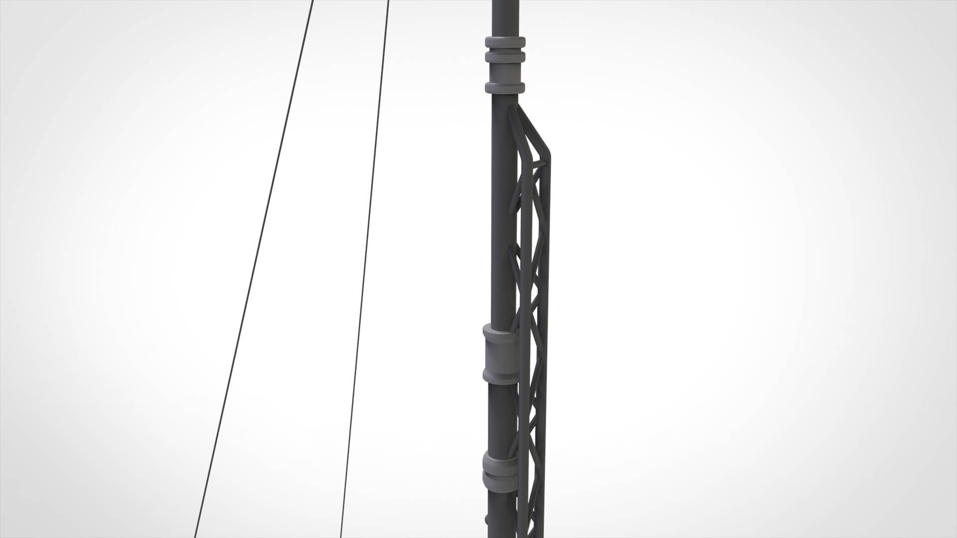 Sci-Fi Mast 4 3D Model by Chtazi