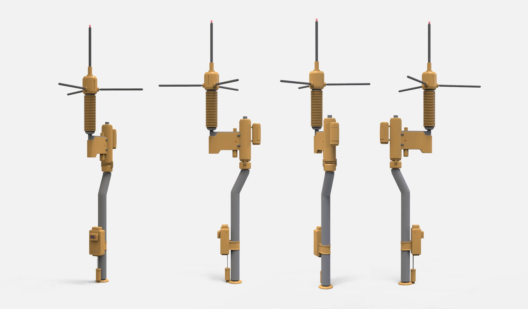 Sci-Fi Mast 4 3D Model by Chtazi