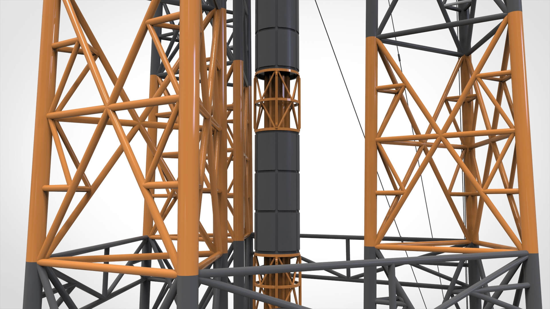 Sci-Fi Mast 5 3D Model by Chtazi