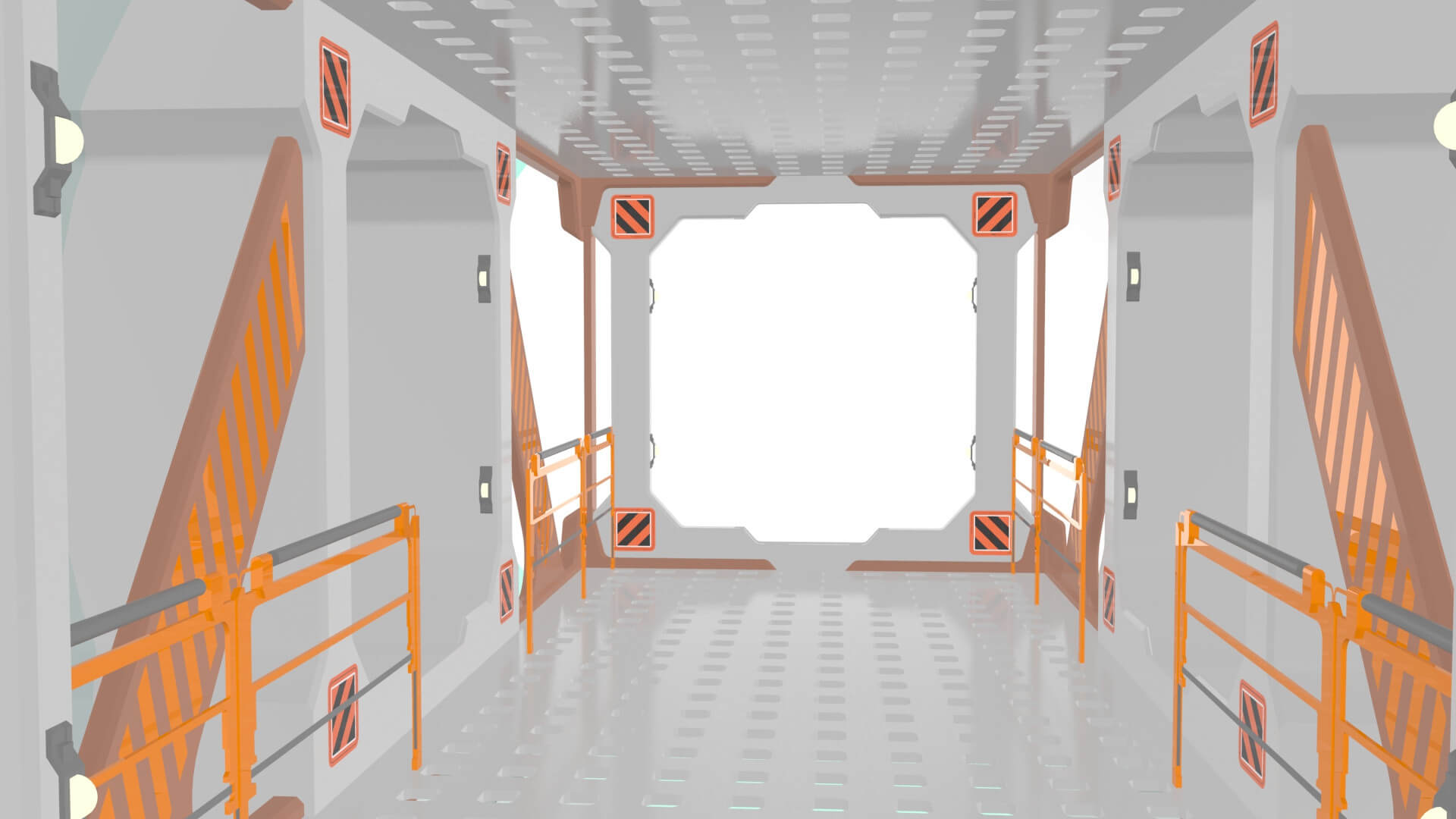 Sci-Fi Modular Environment 1 3D Model by Chtazi