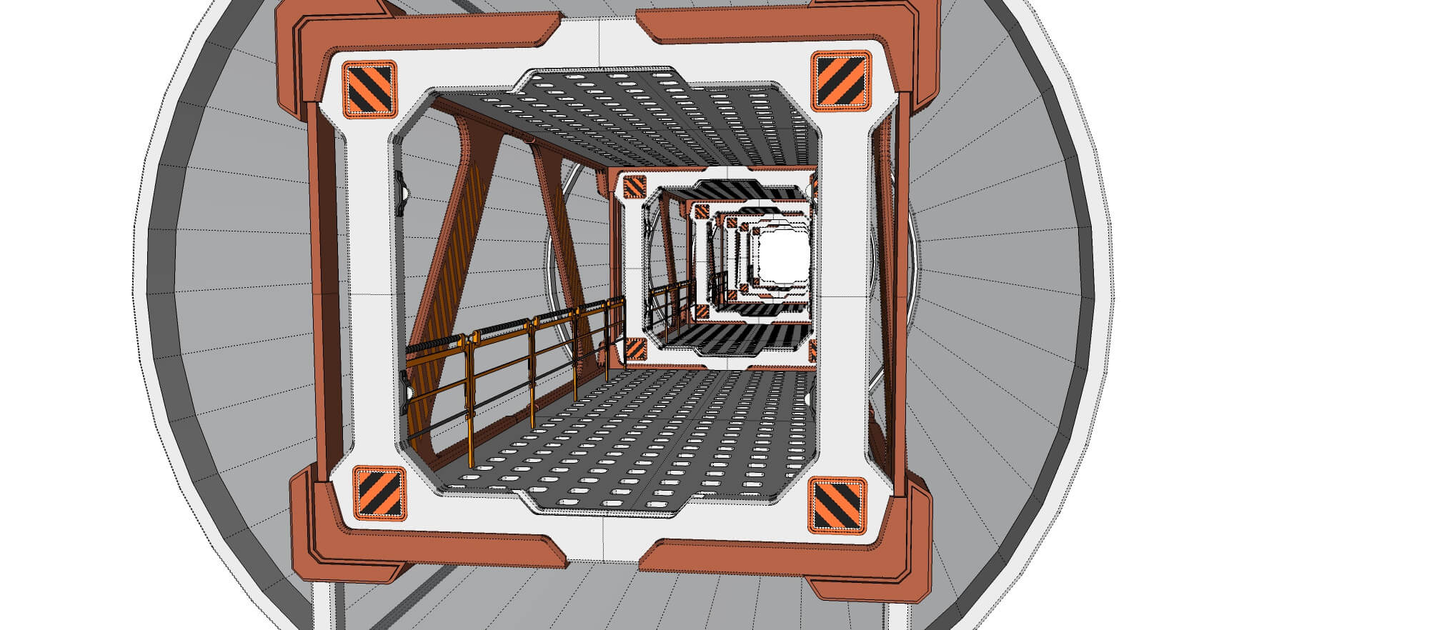 Sci-Fi Modular Environment 1 3D Model by Chtazi