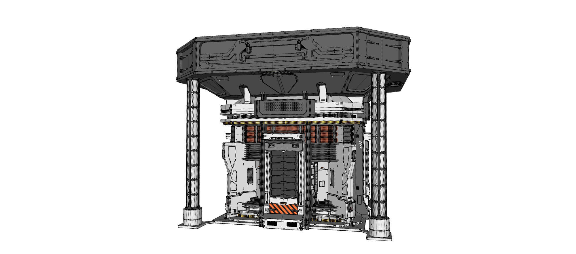 Sci-Fi Modular Environment 12 3D Model by Chtazi