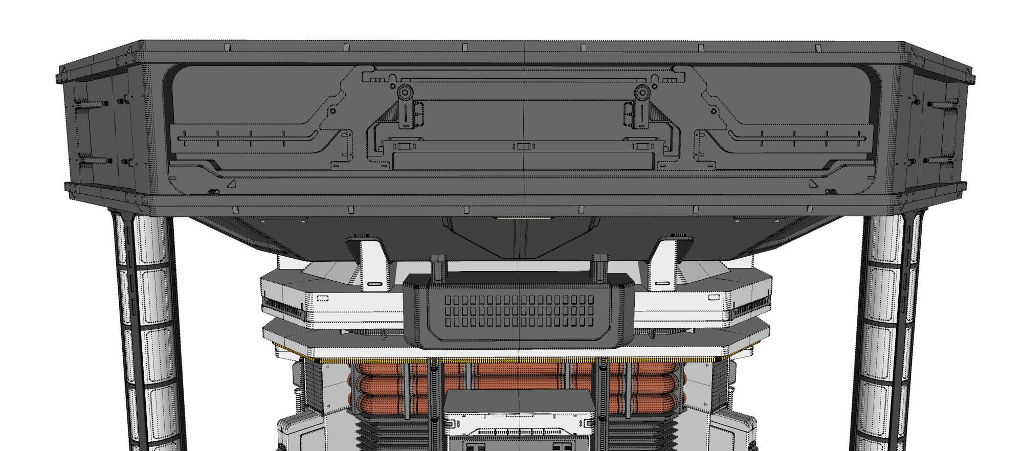 Sci-Fi Modular Environment 12 3D Model by Chtazi