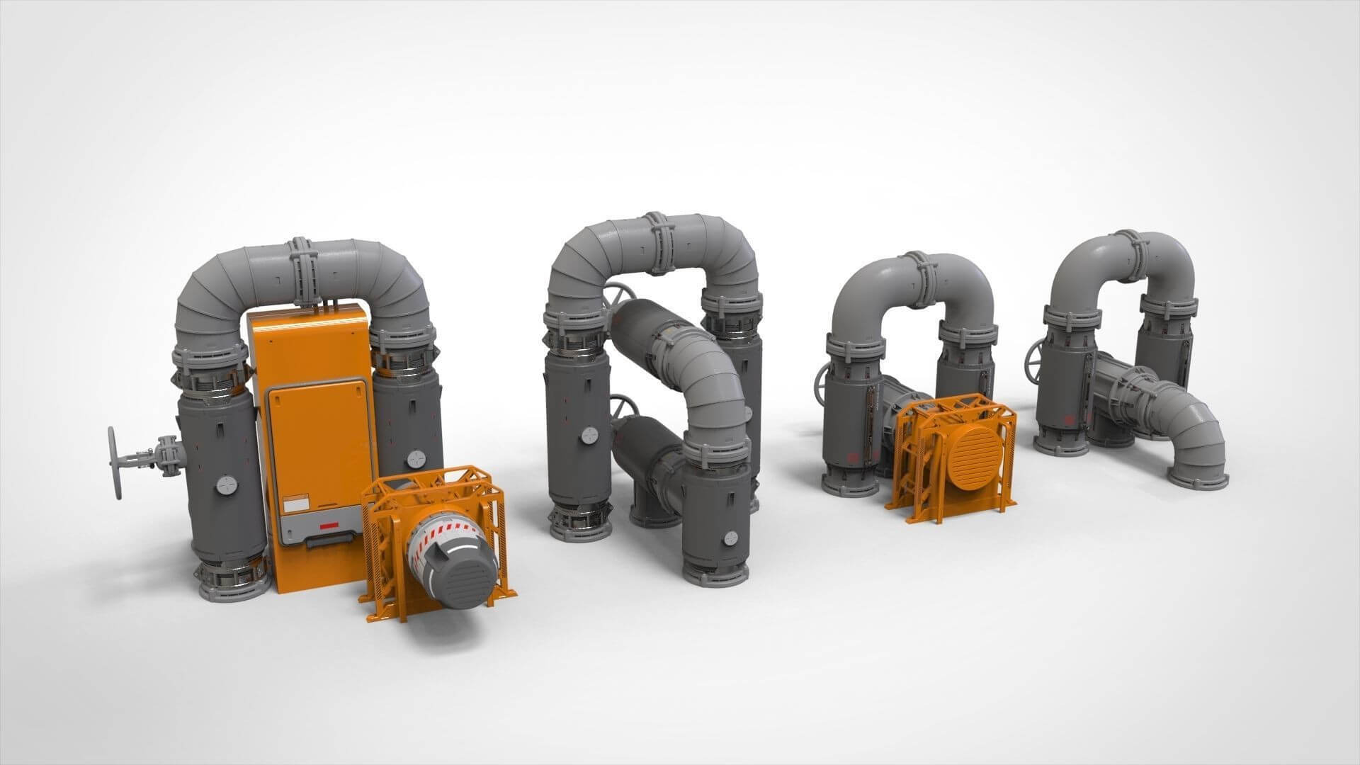 Sci-Fi Modular Environment 13 3D Model by Chtazi