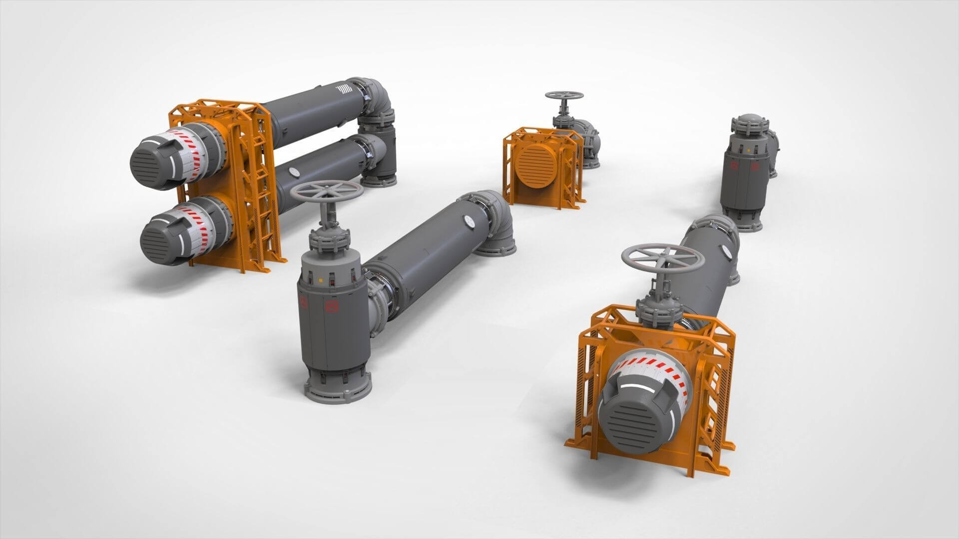 Sci-Fi Modular Environment 13 3D Model by Chtazi