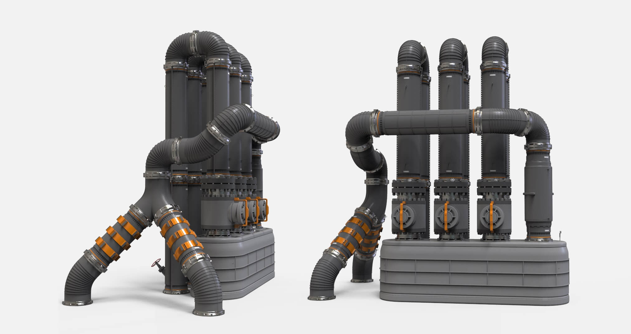 Sci-Fi Modular Environment 16 3D Model by Chtazi